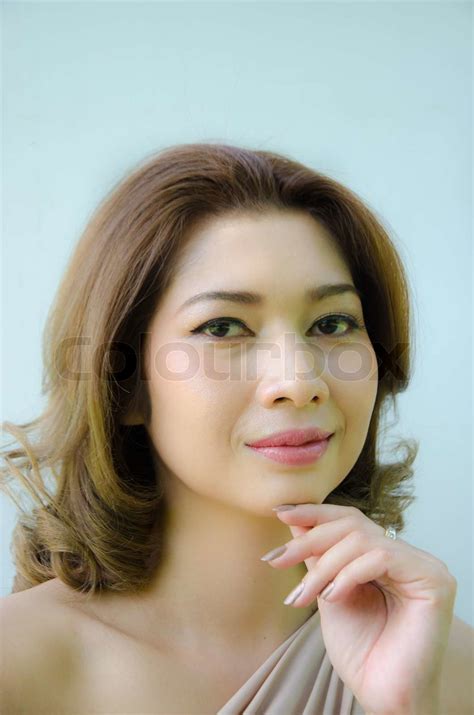 Woman Face Stock Image Colourbox