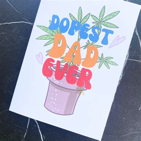 Fathers Daycard For Pot Smoking Dad 420 Weed T For Stoner T Him