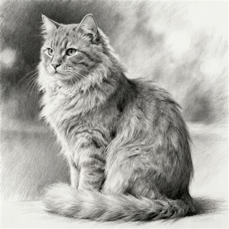 Realistic Cat Drawings Ai Generated Art