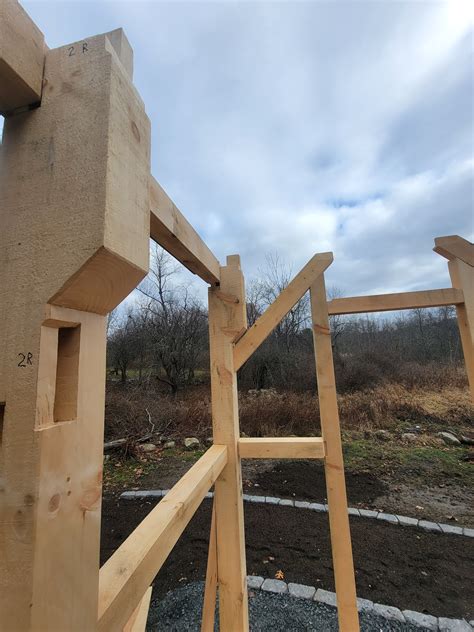 8x12 English Tying Joint Timber Frame Etsy