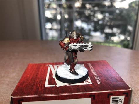 My Girlfriend And I Got The Free Mini Arbites And Paint Them They Are