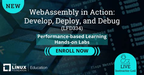 Webassembly In Action Develop Deploy And Debug Lfd334 Linux