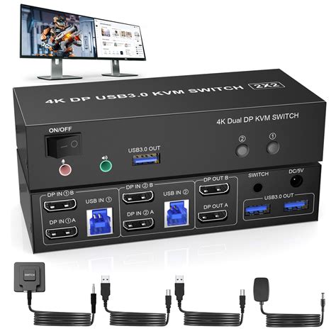 Yeemie Pro USB 3 0 KVM Switch Review Dual Monitor Bliss Electronikz