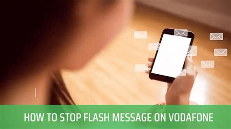 how to stop flash message on vodafone india