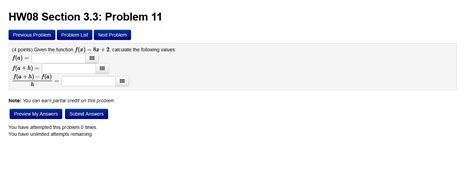solved hw08 section 3 3 problem 11 previous problem problem