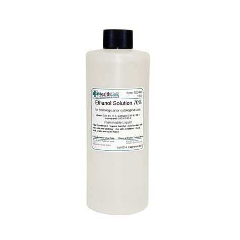 Ethanol Solution 70 16 Oz Item Is Non Returnable Hart Medical