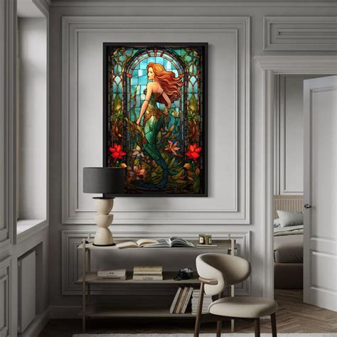Art Nouveau Mermaid Etsy