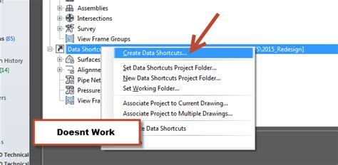 solved cant create data shortcuts drawing processing after save