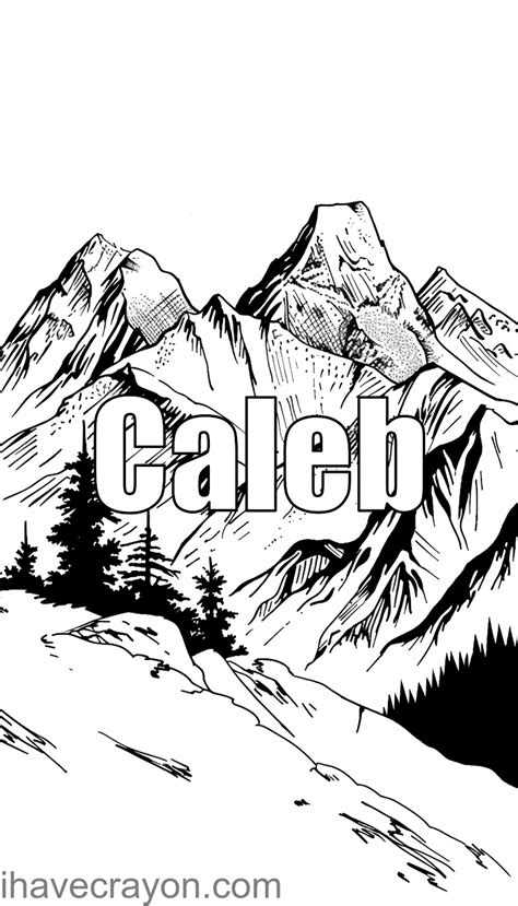Free Printable Pdf Caleb Coloring Pages Download Now