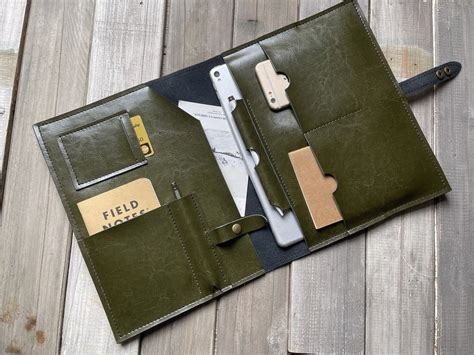 Green Leather Surface Laptop 5 Case Sleeve Pro 15 Inch Personalized