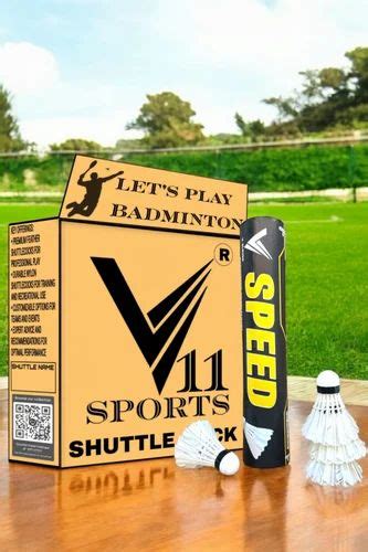 Feather White V11 Speed Badminton Shuttle Cock Natural Feathered At ₹ 99 Box In Meerut