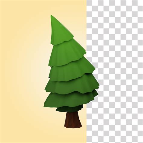 Premium Psd 3d Cedar Tree Illustration