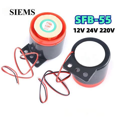 Sfb 55 Buzzer High Decibel Alarm 12v 24v 220v Active Buzzer For
