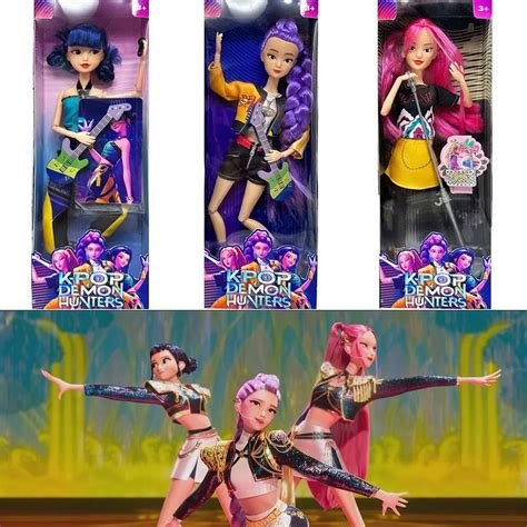 Anime Kpop Demon Hunters Vinyl Dolls Rumi Mira Van ƒ17 79 Dhgate