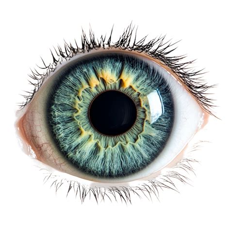 Detailed View Of An Eye Pupil Showcasing Intricate Patterns And