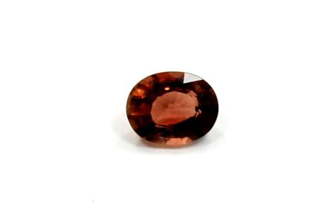 Oval Cut Orangey Pink Tourmaline Gemstone 95 Carat Etsy