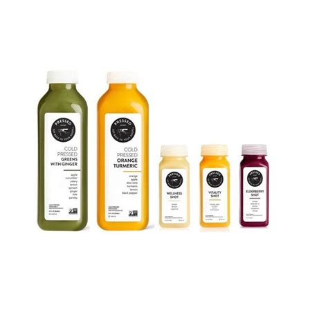 Pressed Juicery Wellness Bundle 12ct12 Fl Oz 18ct2 Fl Oz Shots
