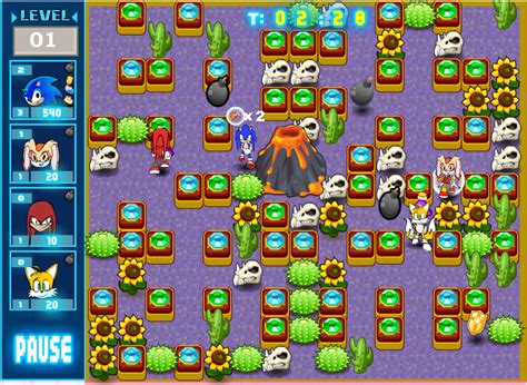 Sonic Sonic Bomber Man Play Online On Flash Museum 🕹️