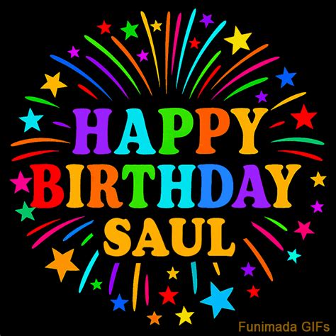 Happy Birthday Saul Fireworks  Download On