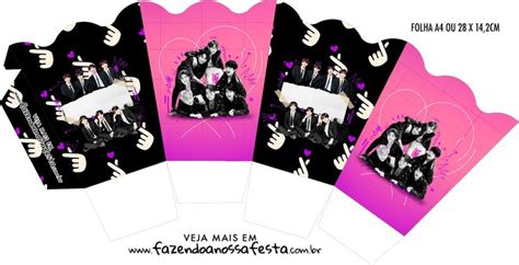 Kit Festa Bts Com Moldes Grátis Para Imprimir Em Casa Bts Bts