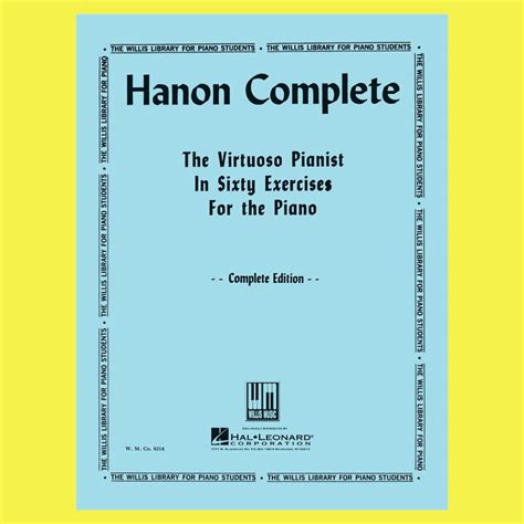 Hanon Complete Book 60 Exercises For The Piano Au
