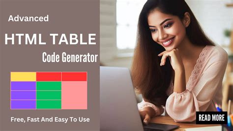 Advanced Html Table Code Generator