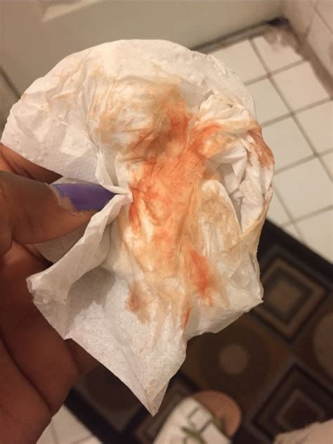 Tissue Mucus Period Blood