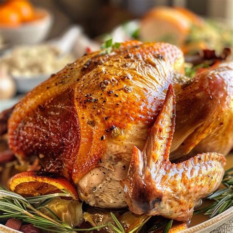 Amazing Classic Thanksgiving Roast Turkey With Gravy Delight