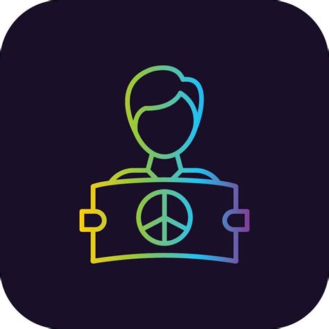 Protest Gradient Icon 9914128 Vector Art At Vecteezy