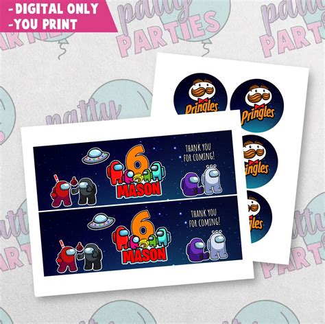 Among Us Pringles Wrapper