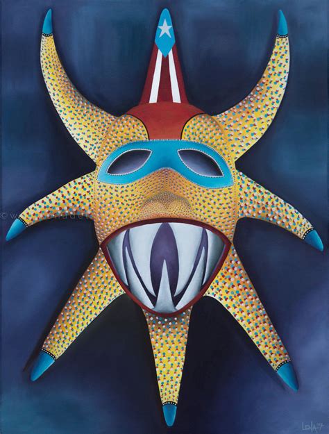 El Vejigante Art Print — Puerto Rican Art By Lena Del Sol Langaigne