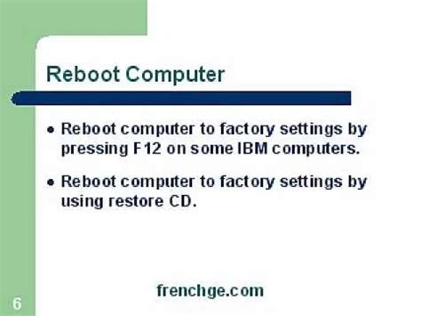 How To Restore Your Pc To Factory Settings By Rebooting Operating Systems Wonderhowto