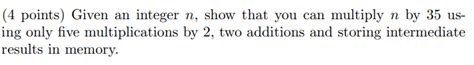 Solved Points Given An Integer N Show That You Can Chegg