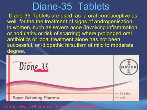 Diane 35 For Contraception And Treatment Of Severe Acne And Idiopat…