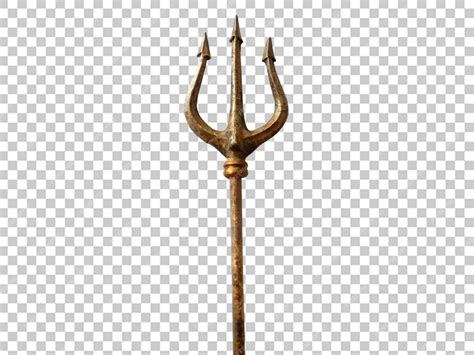 Premium Psd Red Trident Trident Weapon Mythology Fork