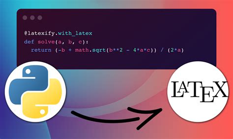 Latexify Your Python Code