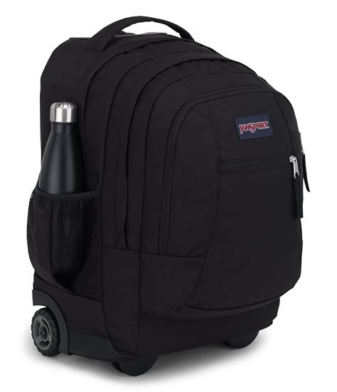 Jansport Driver 8 Large Two Wheeled Backpack Black Ek0a5baln551