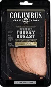 Columbus Sliced Peppered Turkey Breast 6 Oz Grocery