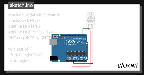 Sensor De Humedad Y Temperatura DHT Wokwi ESP STM Arduino Simulator