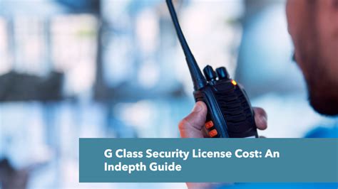 What Is Class D Security License A Complete Guide