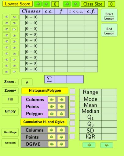 Grouped Data 2 Geogebra
