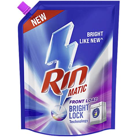 Buy Rin Rin Detergent Liquid Pouch Front Load Online At Best Price Of