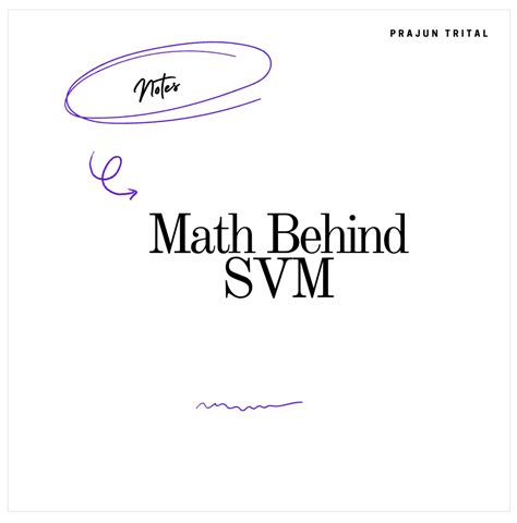 Mathematics Behind Support Vector Machines Svm Algorithm By Ansa Tech And Tensorflow Medium