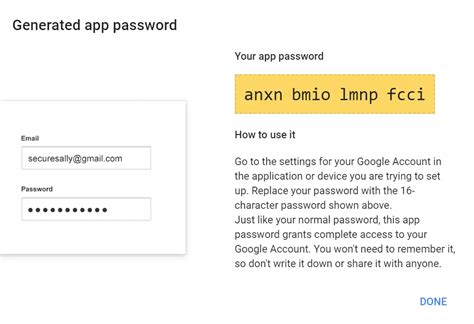 Gmail Account Create Password