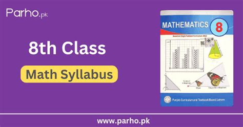8th Class Maths Syllabus 2025 26 Parho Pk