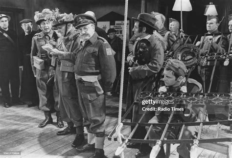 Actors Bill Pertwee Edward Sinclair Clive Dunn John Laurie Arthur