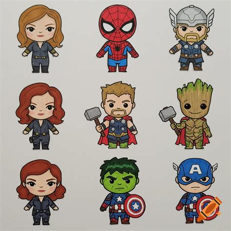 Cute Marvel Characters