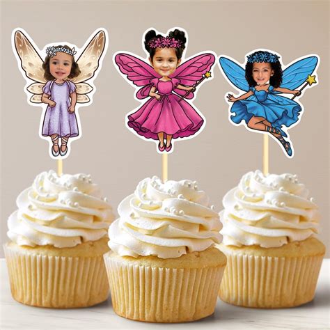 Fairy Cupcake Toppers Etsy