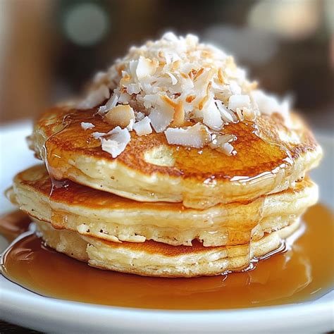 Coconut Cream Pancakes