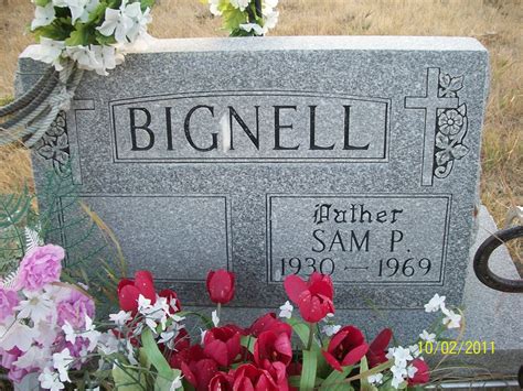 Samuel Patrick “sam” Bignell 1930 1969 Find A Grave Memorial